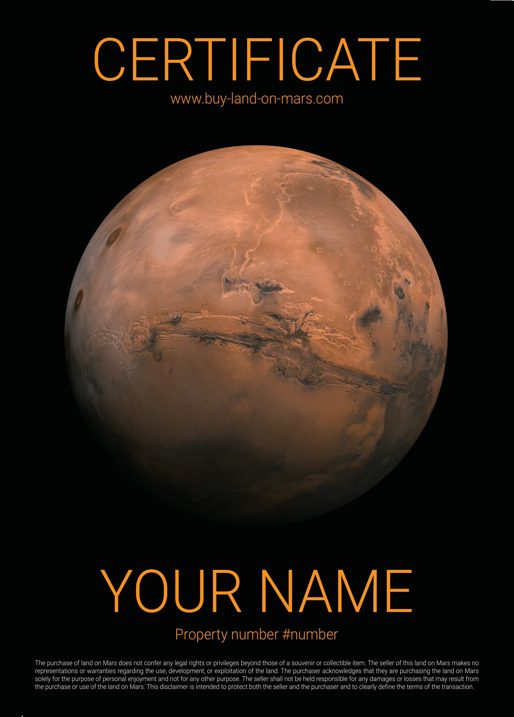 Home - Buy Land On Mars